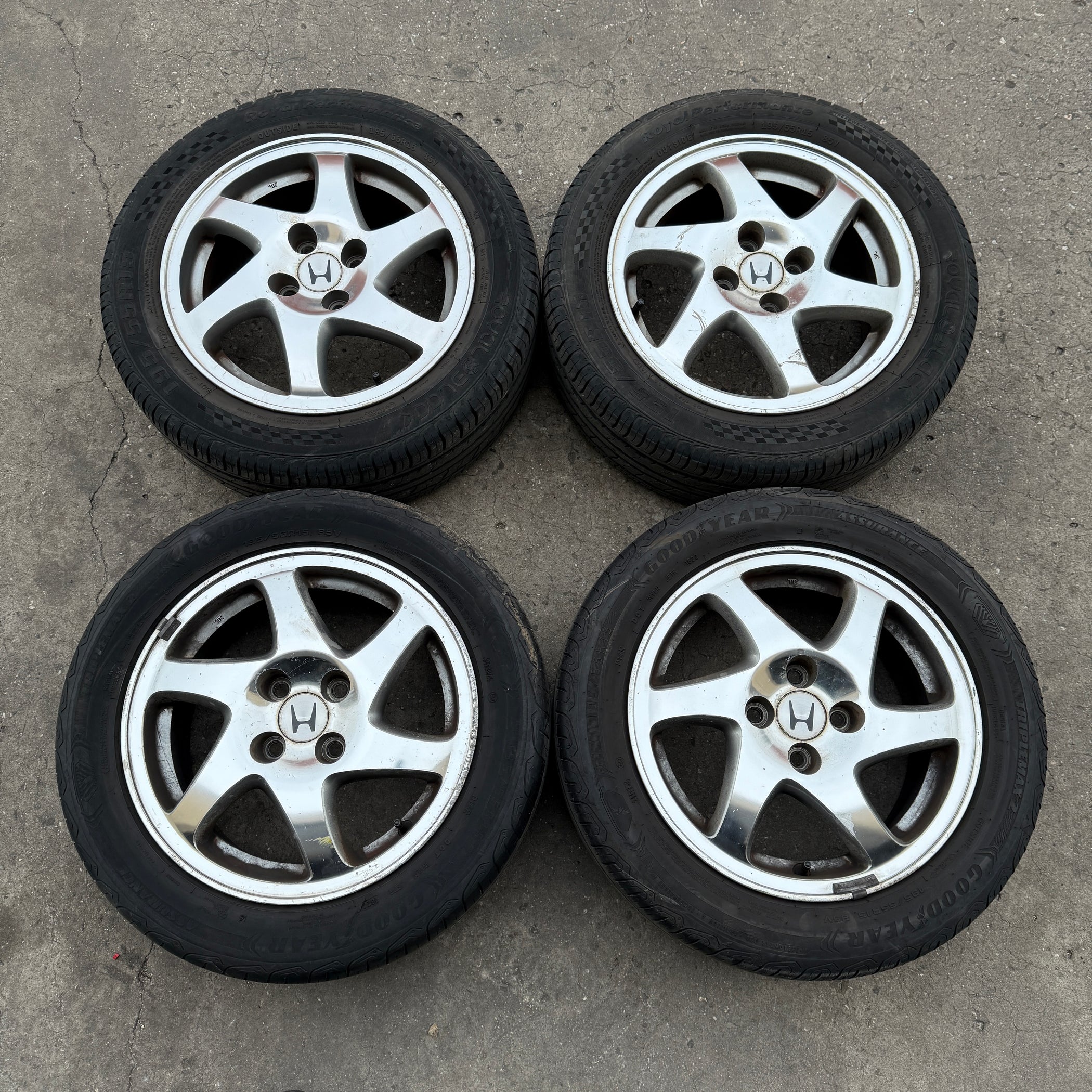 Honda Integra DC2 Blades 15" Wheels 15x6+45 4x100 — Type R Performance