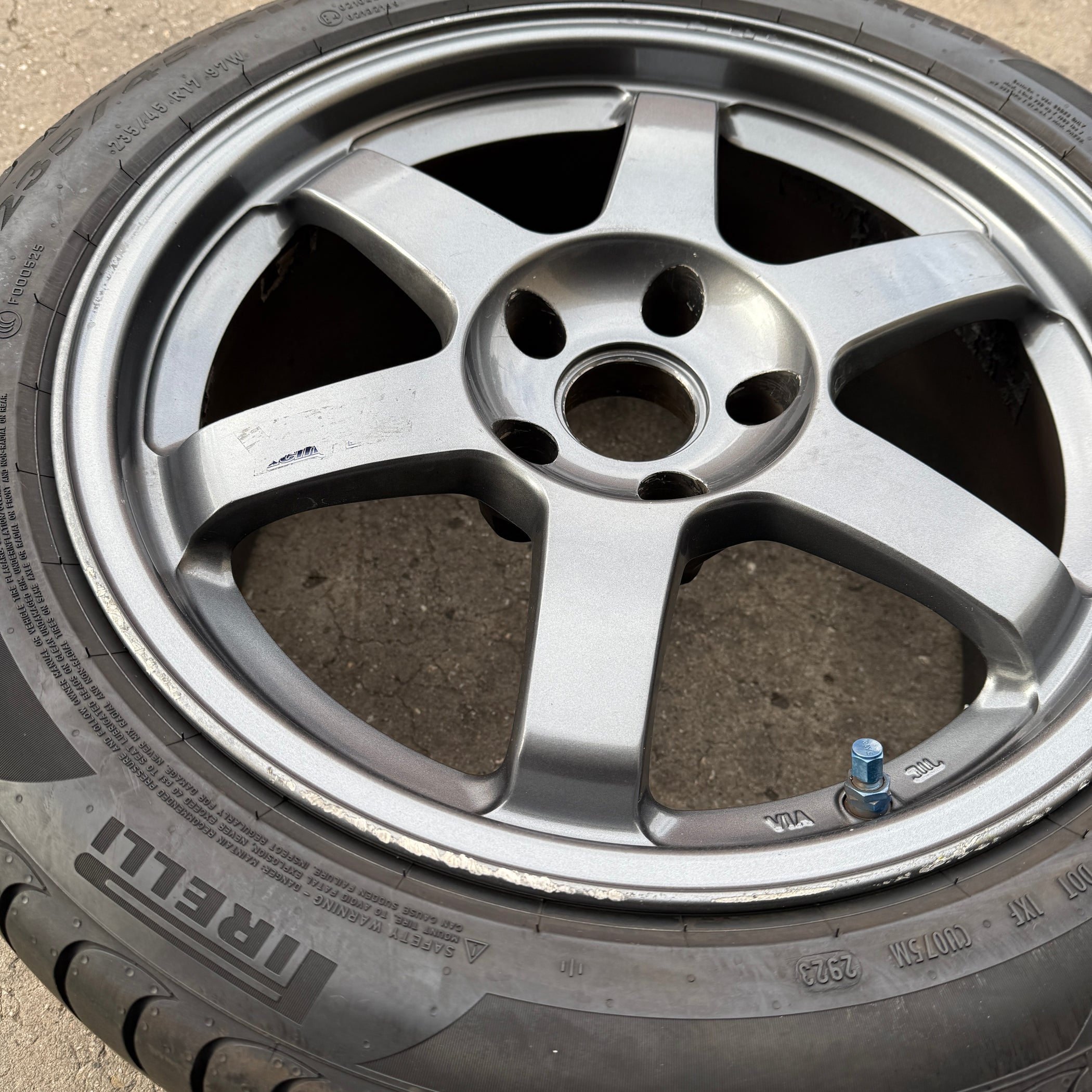 RAYS Volk Racing TE37 OG JDM Wheels 17x8.5+30 5x114.3 — Type R Performance