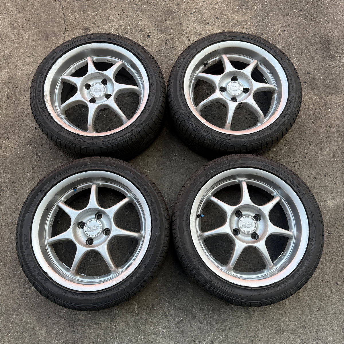 ENKEI Racing S Wheels 16x7+32 4x100 — Type R Performance