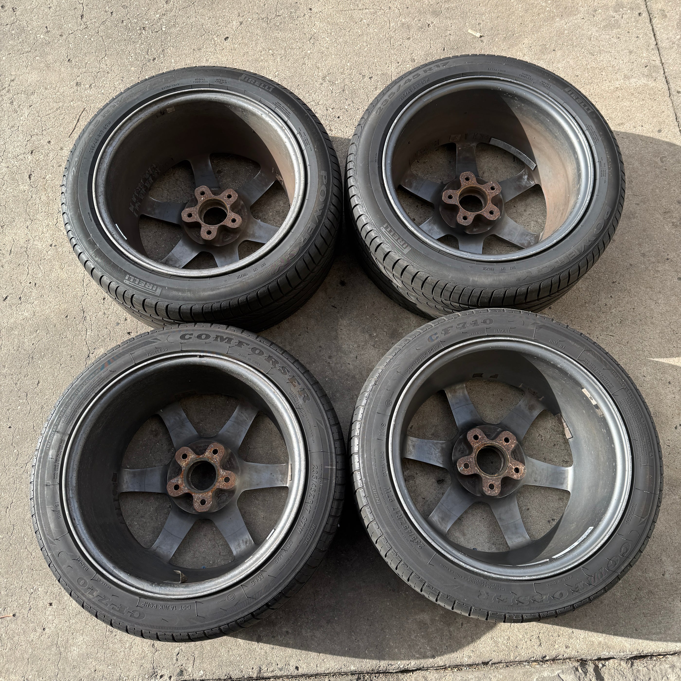 RAYS Volk Racing TE37 OG JDM Wheels 17x8.5+30 5x114.3 — Type R Performance