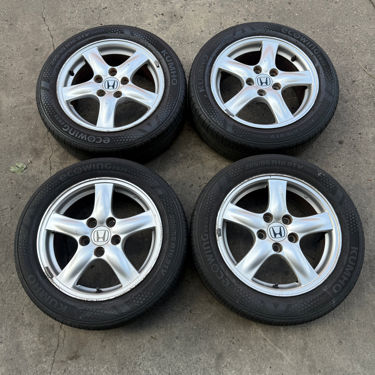 Stock Honda Accord Euro CL9 16" Wheels 16x6.5+55 5x114.3 — Type R ...