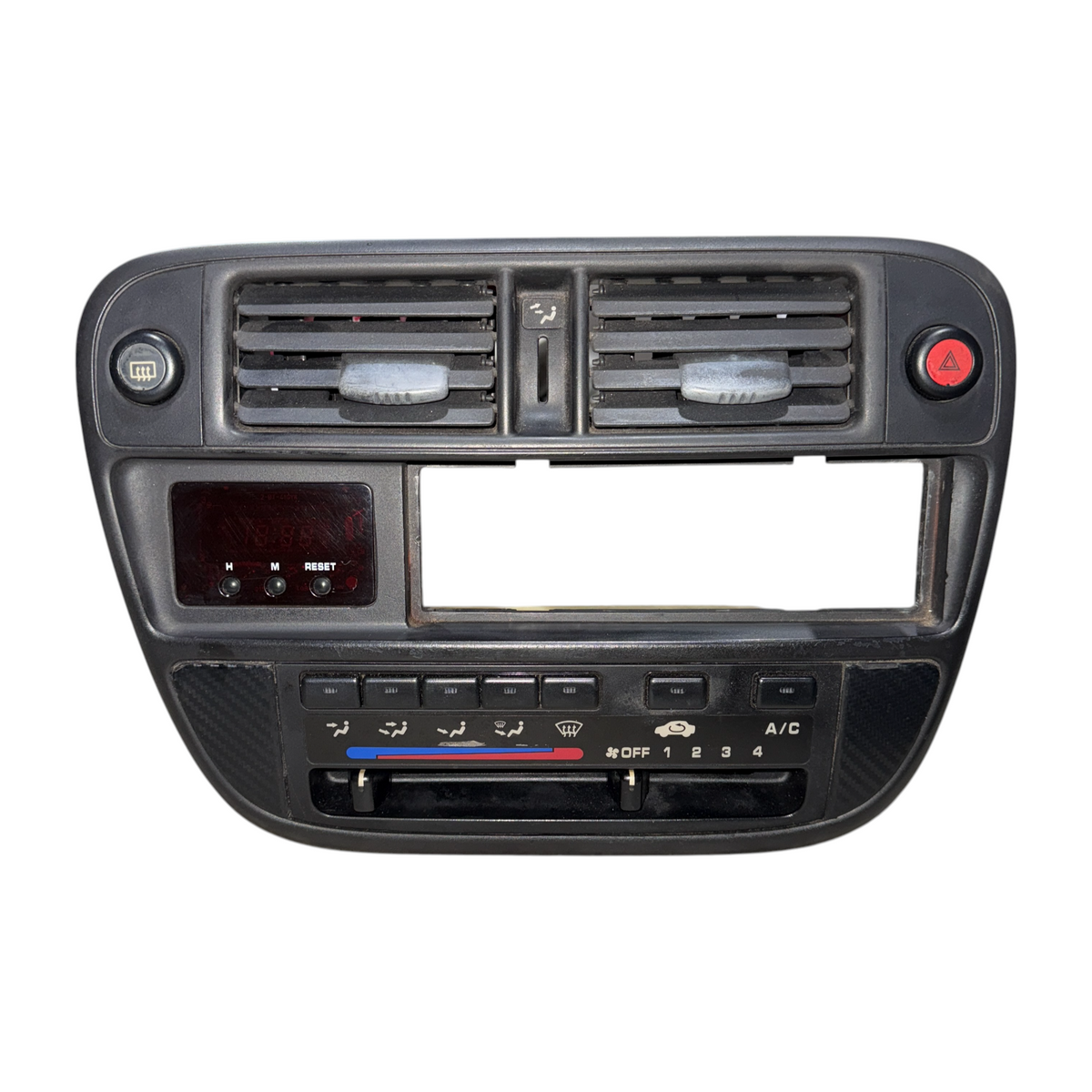 Climate Control AC Heater Unit Radio Bezel Trim Honda Civic EJ EK EM 9 ...