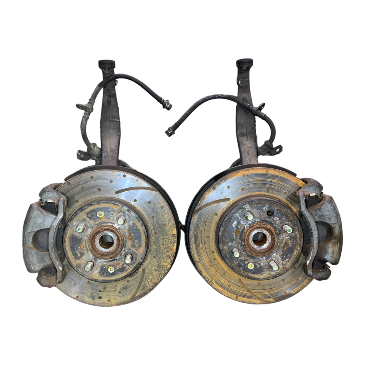 Honda 262mm Front Brakes and Knuckles ABS Integra DC2 Civic EG EK ...