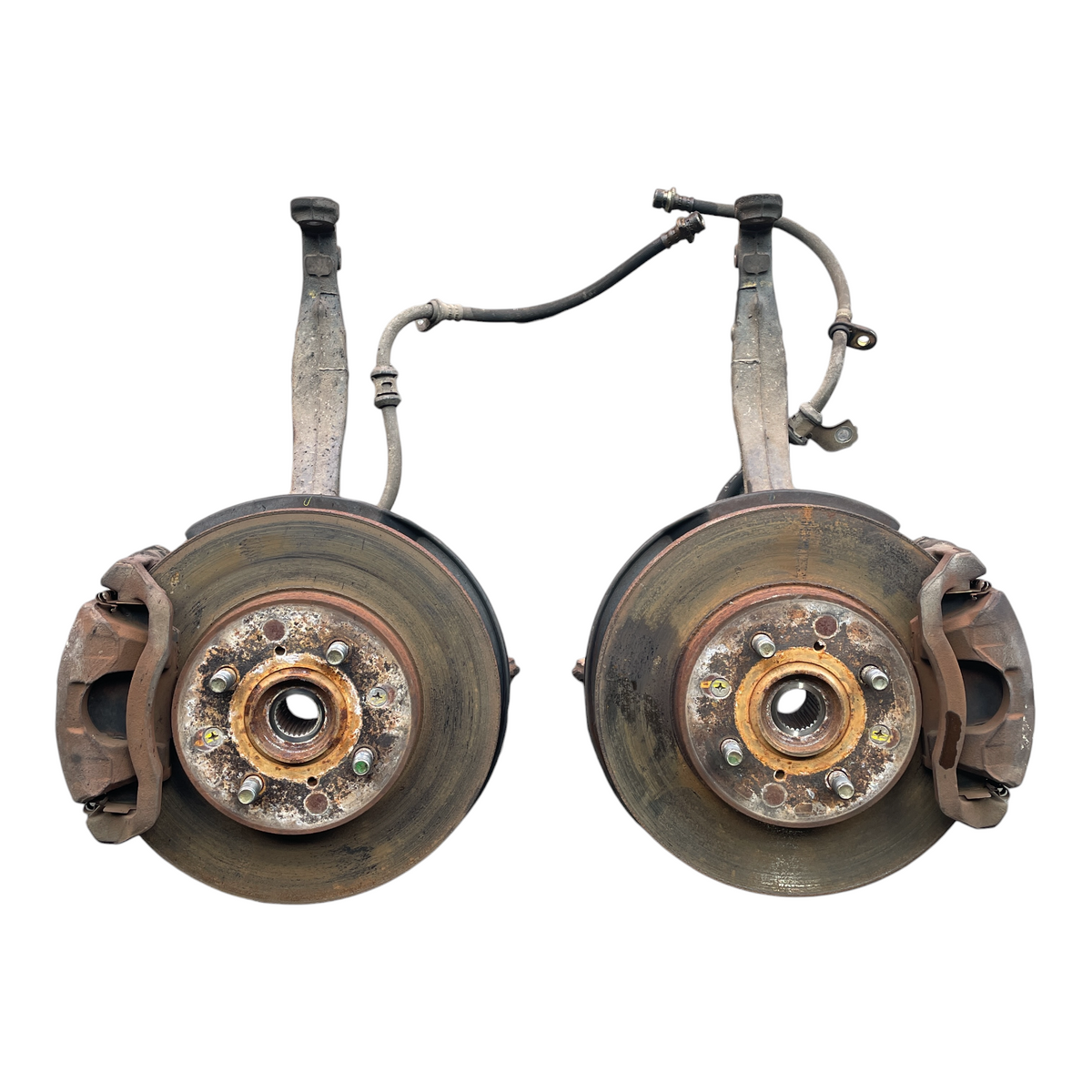 Honda 262mm Front Brake Caliper Hub and Knuckles ABS Integra DC2 Civic ...