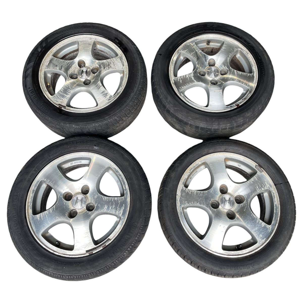 Honda Integra Fat Fives 15" Wheels 15x6+45 4x100 — Type R Performance