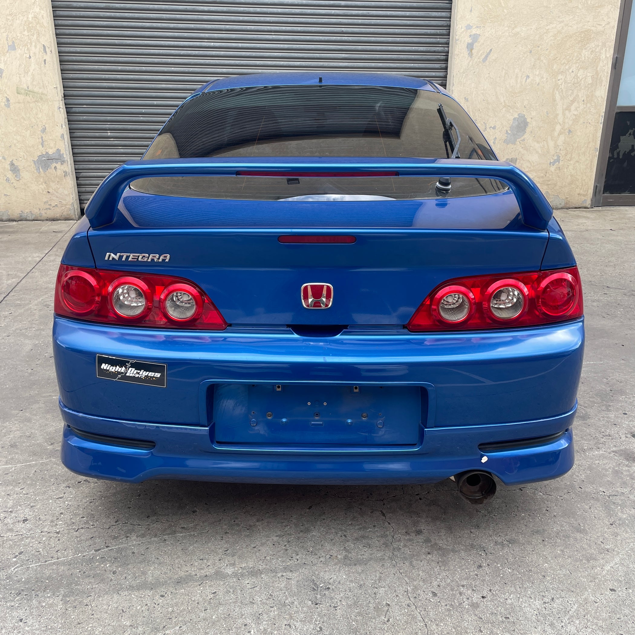 Genuine OEM A-Spec Rear Bumper Lip Spoiler Facelift Honda Integra DC5 ...