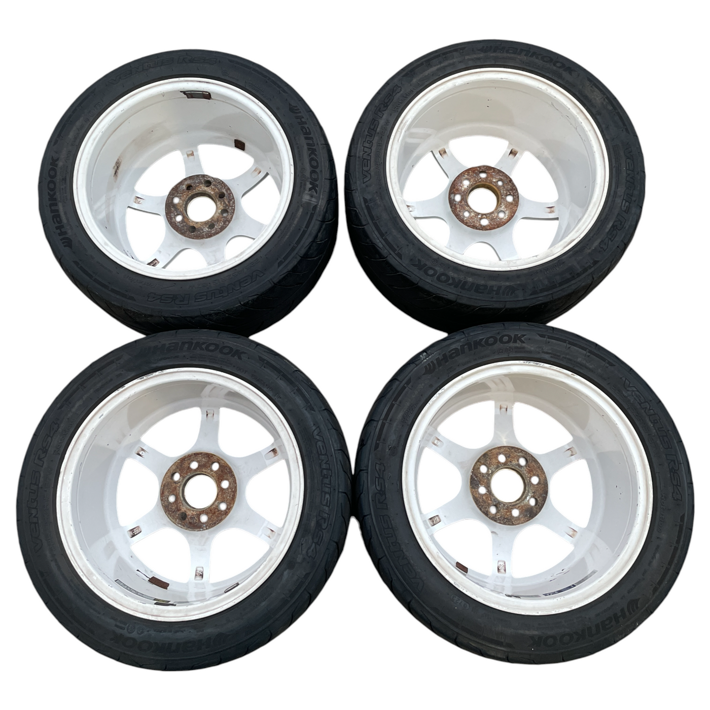 RAYS Gramlights 57DR Wheels 15x8+28 4x100 White — Type R Performance
