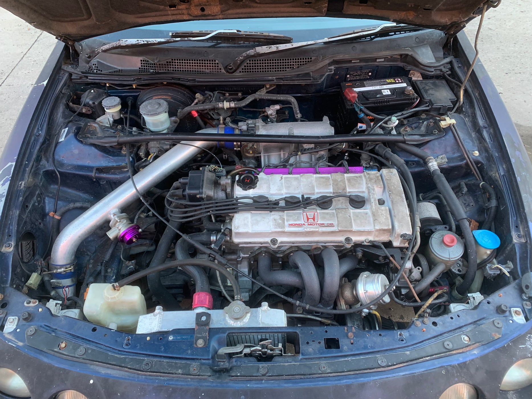 Wrecking 1997 Honda Integra DC2 VTiR B18B Turbo — Type R Performance